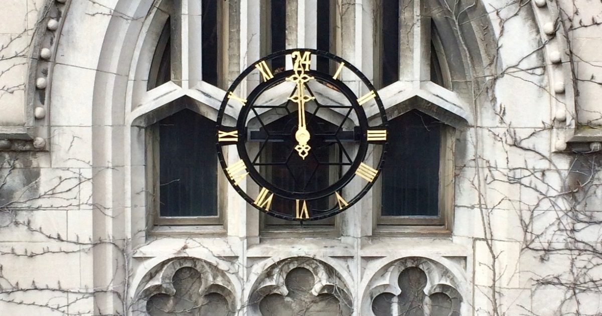 University of Chicago Cobb Lecture Hall Clock Reinstallation | Berglund ...