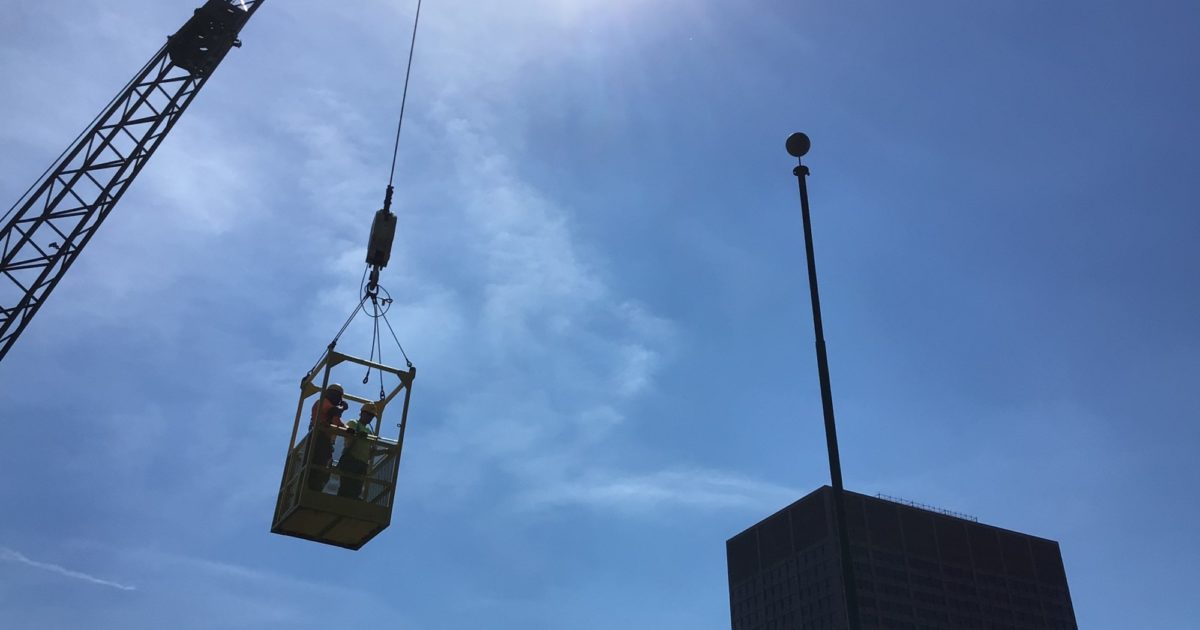 220 S. State Street Flagpole Removal | Berglund Construction